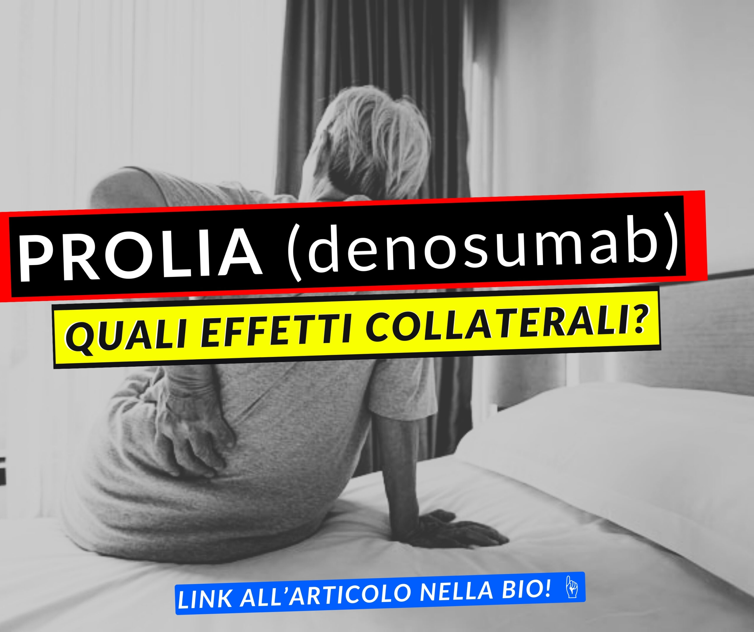 Prolia (denosumab) per l'osteoporosi,quali effetti collaterali? | Fitness40